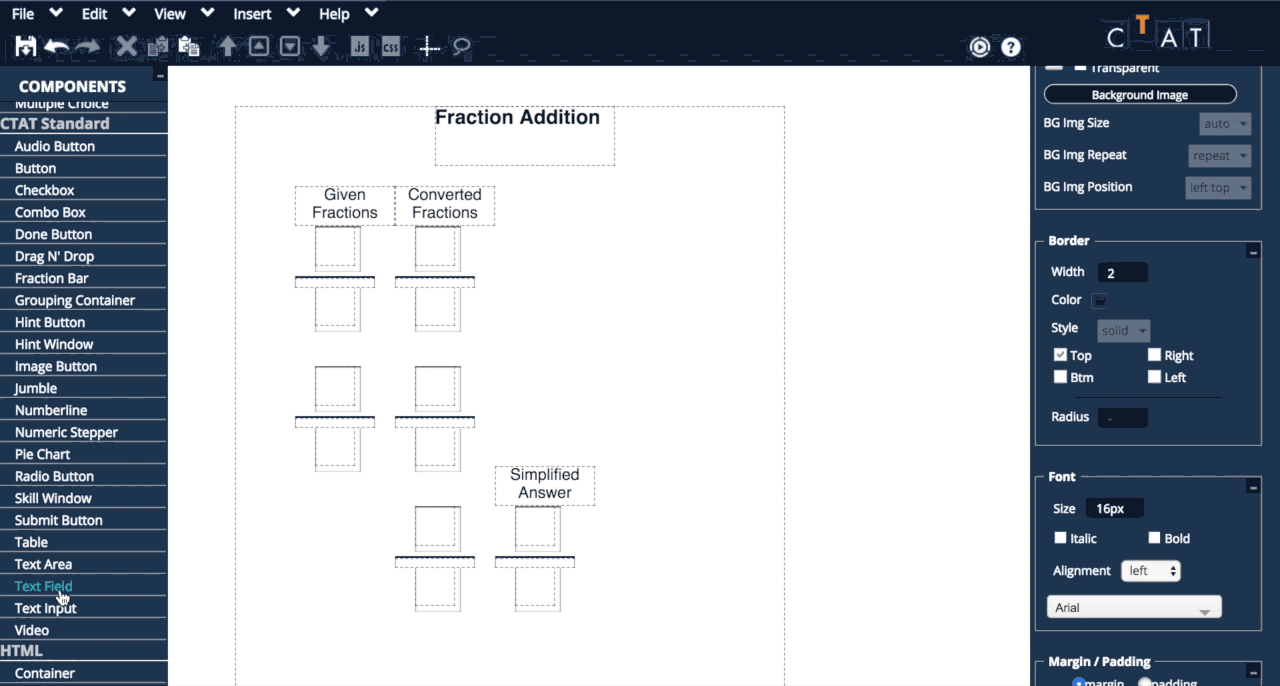 Building an HTML Student Interface