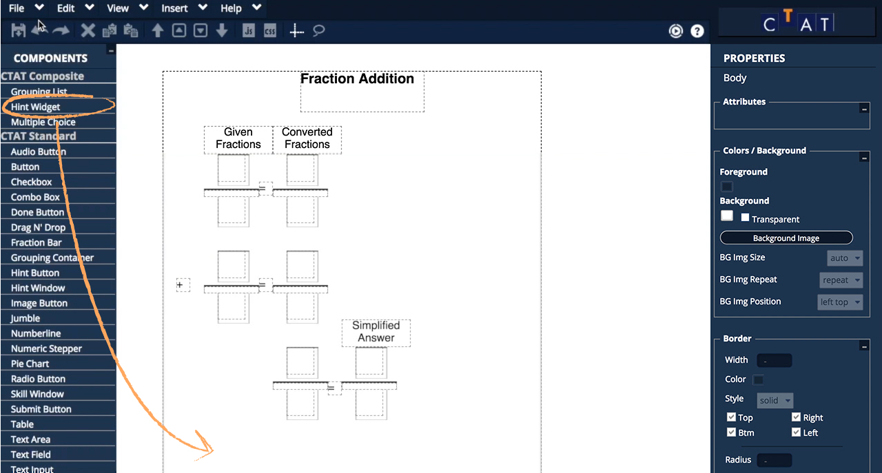Building an HTML Student Interface