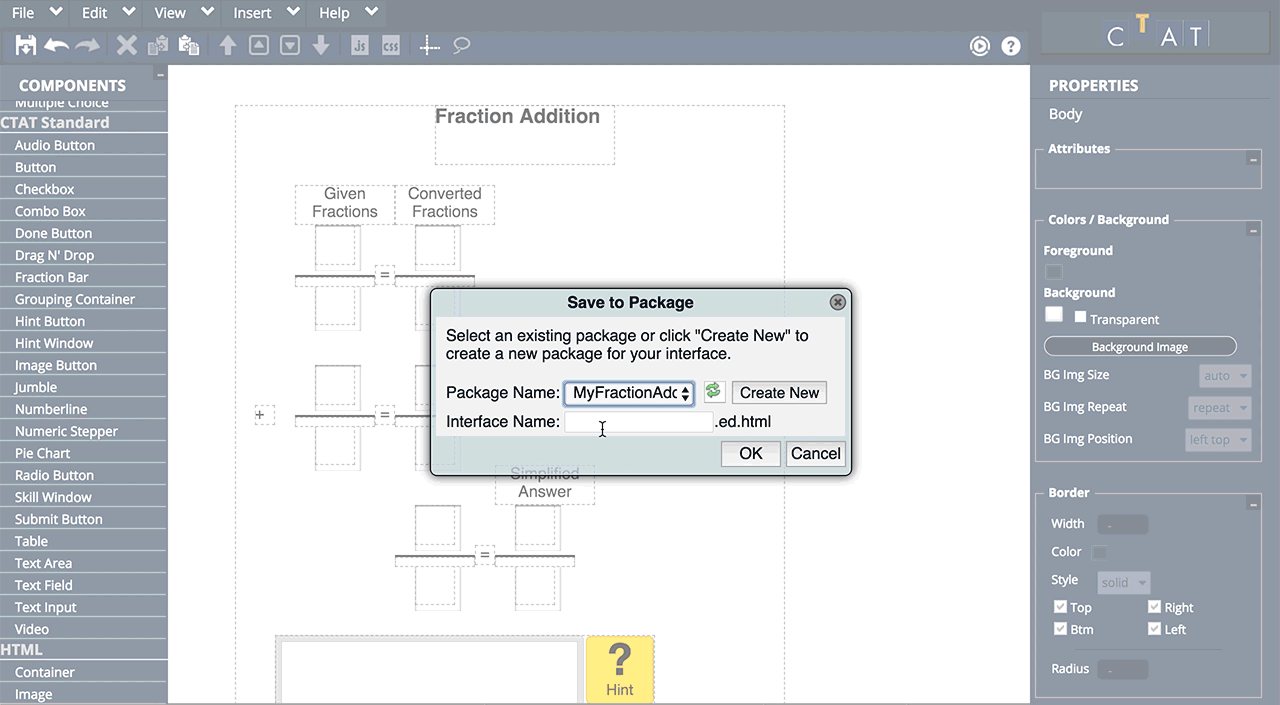Building an HTML Student Interface