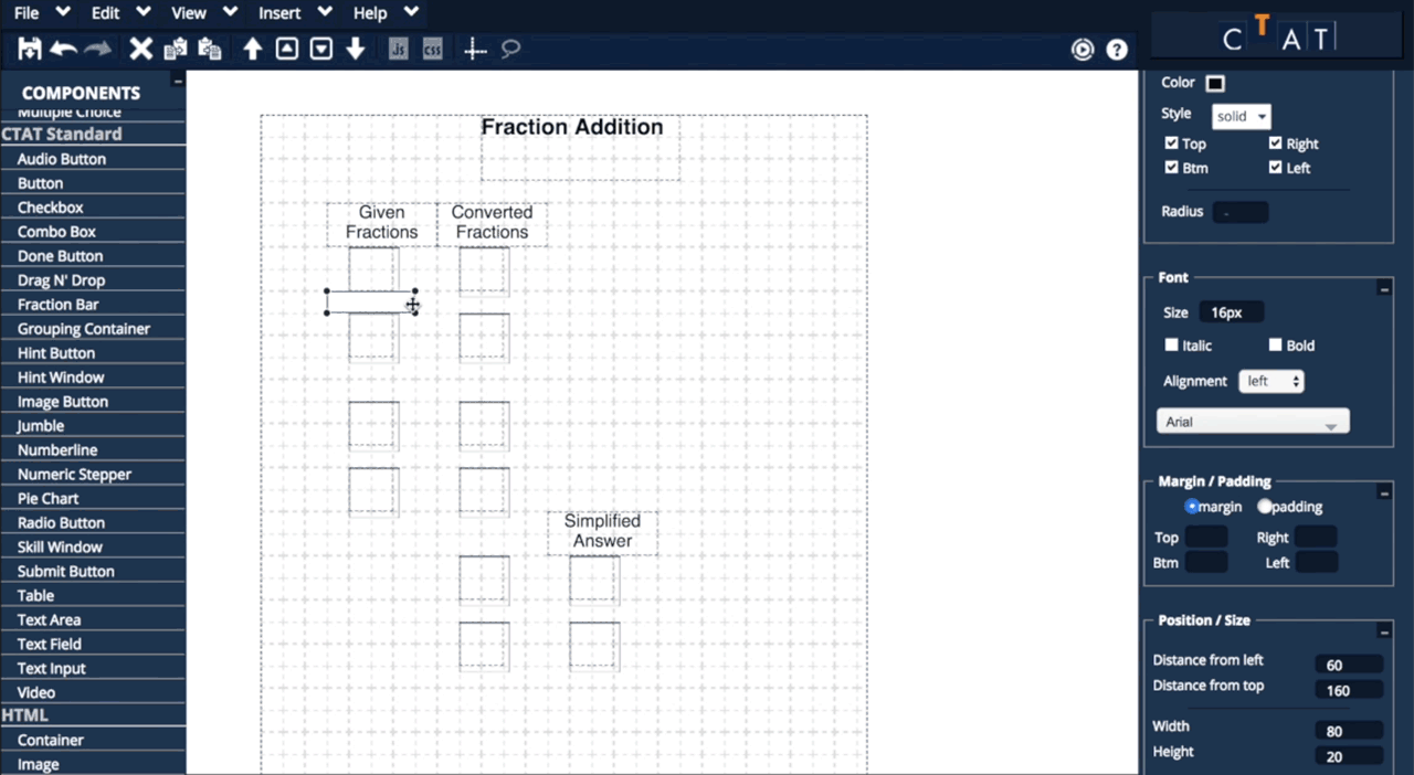 Building an HTML Student Interface